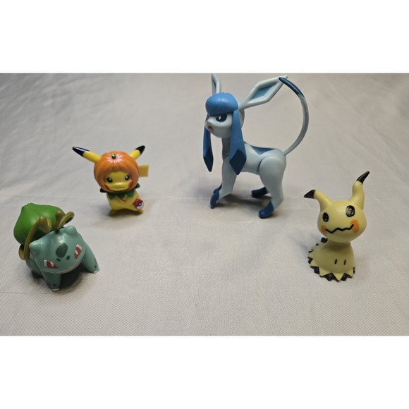 Jazwares | Toys | Lot Of 4 Pokemon Figures 2823 Posable Anime Bulbasaur ...